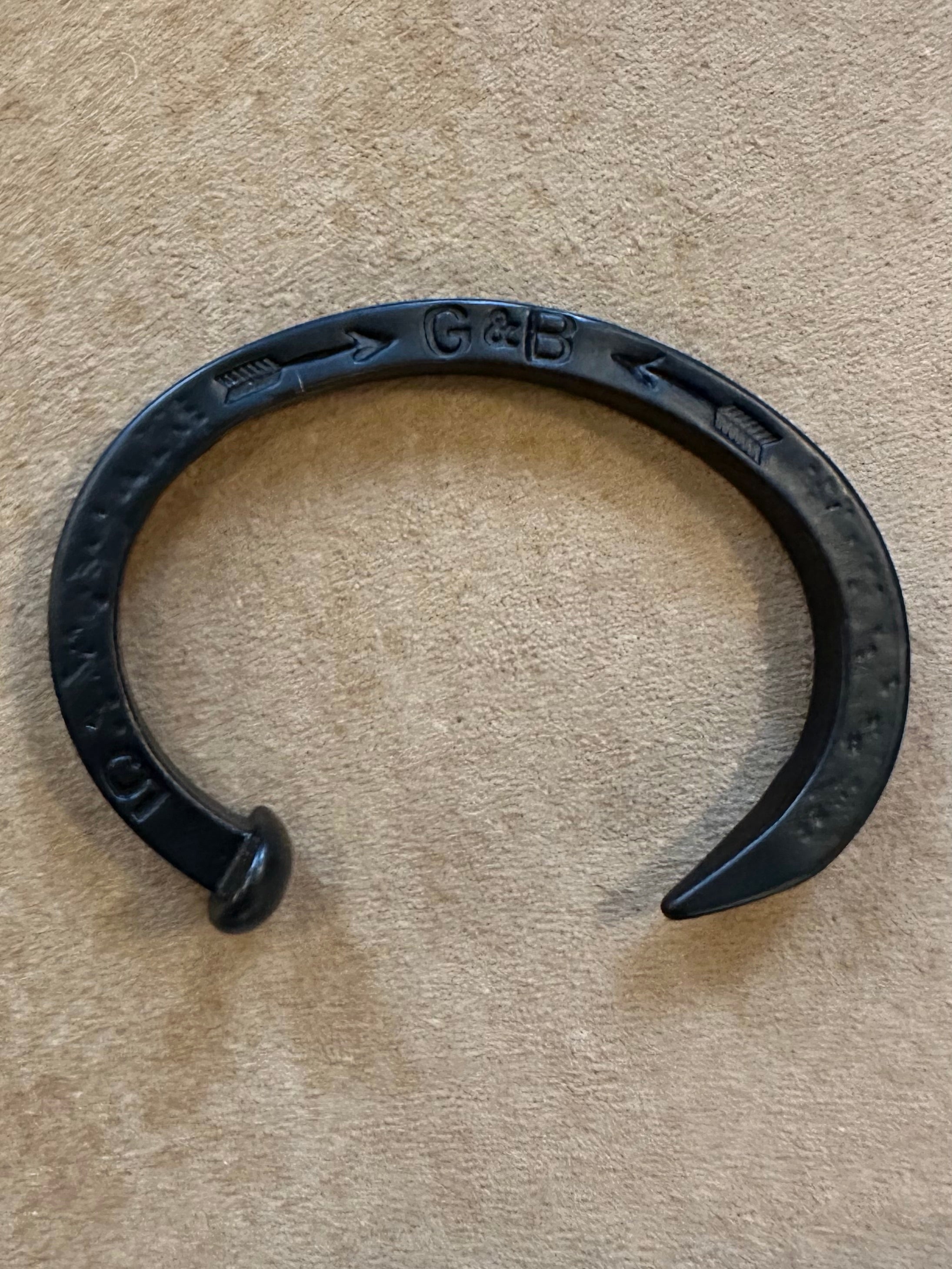 Railroad Spike Original Cuff | Giles & Brother